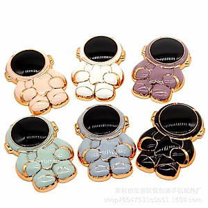 Cute Phone Stand Holder,Creative Astronaut Design Foldable Cell Phone Kickstand for Desk,Bling Creative Phone Ring Compatible All Phones and Tablets for Girls Women,Adjustable Retro Tablet Phone Stand