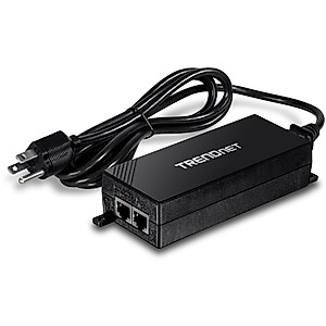 TRENDnet Gigabit Power Over Ethernet Plus (PoE+) Injector,Converts Non-PoE Gigabit to PoE+ or PoE Gigabit, Network Distances up to 100 M (328 Ft.), TPE-115GI (Renewed)