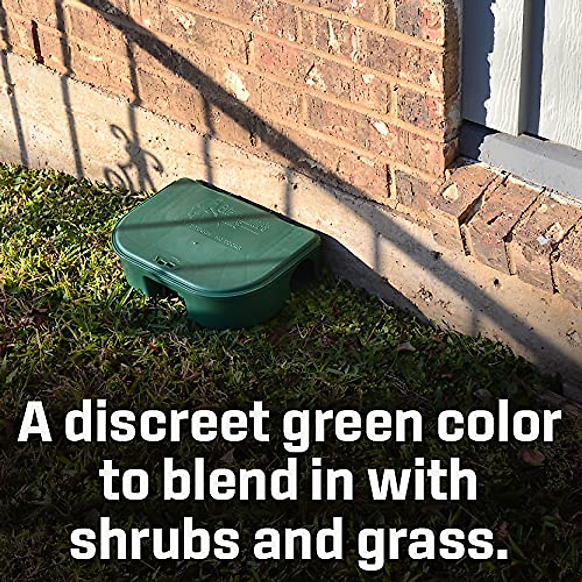 Exterminators Choice - 6 Pack Rat Bait Station Boxes with 1 Key - Heavy Duty Mouse Trap Poison Holder - Great for Catching Rats and Mice - Pest Control - Durable and Discreet