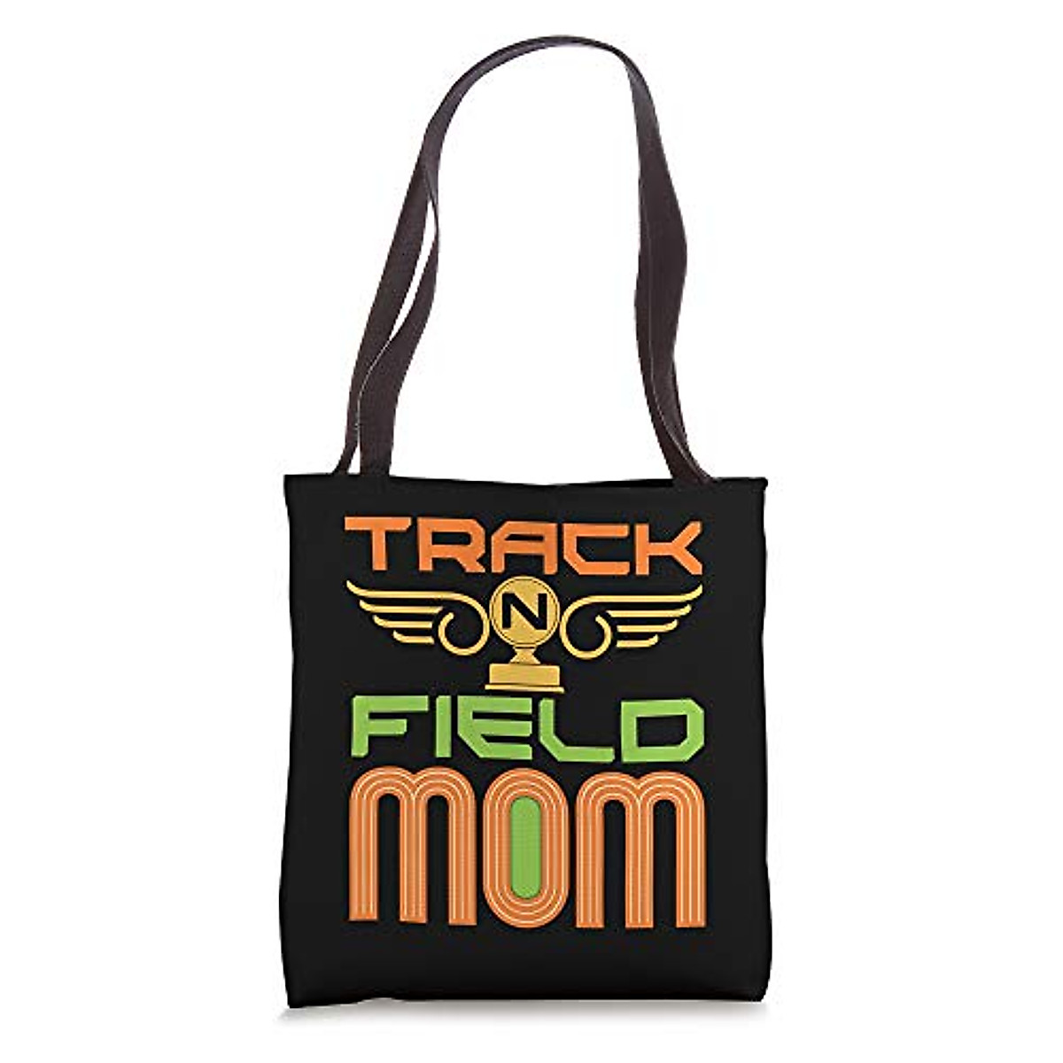 Track N Field Mom Mother of Track and Field Athlete Tote Bag