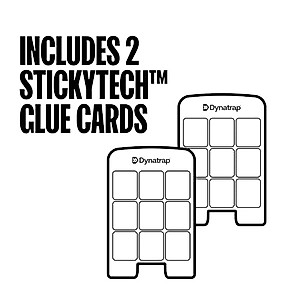 Dynatrap DT3007W Indoor Plug-in Flying Insect Trap for Flies, Fruit Flies, Moths, Gnats, and Other Flying Insects - 1 White Device + 2 Glue Cards