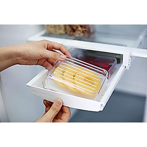 HAIM Living Zipper Bag Organizer for Fridge Freezer Refrigerator - Best Solution to Clean and Organize Zipper Bag Tray Zipper bag Holder Rack Hanger