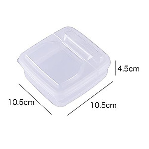 Ptsygant Cow Cheese Slice Holder, Plastic Containers with Lids, Sliced Cheese Container for Fridge, Cheese Container, Cheese Slices Storage Box