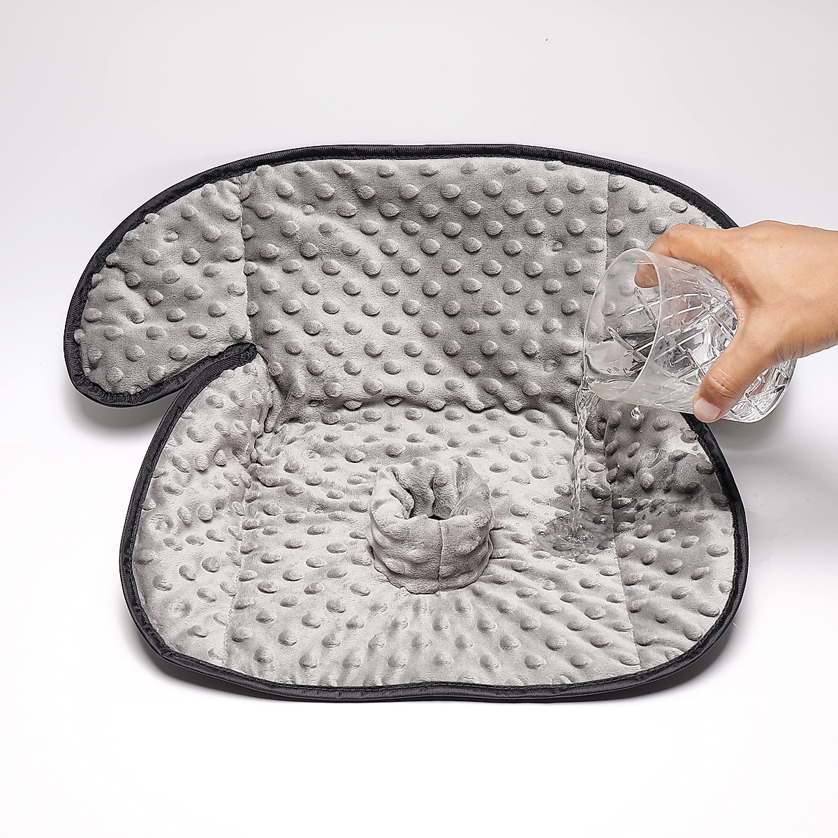 Piddle Pad Car Seat Protector, Waterproof Potty Training Seat Saver Pads for Infants Baby and Toddlers, Machine Wash and Dry（Grey)
