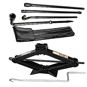 Spare Tire Removal Tool and Scissor Jack Handle 2 Ton Set for Ford F150 Truck (2004 to 2014) Wheel Release/Removal Repair Lug Wrench Replacement Kit