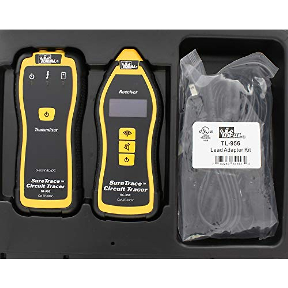 IDEAL INDUSTRIES INC. SureTrace 61-957 Circuit Tracer Open/Closed, 360 Degree, Black