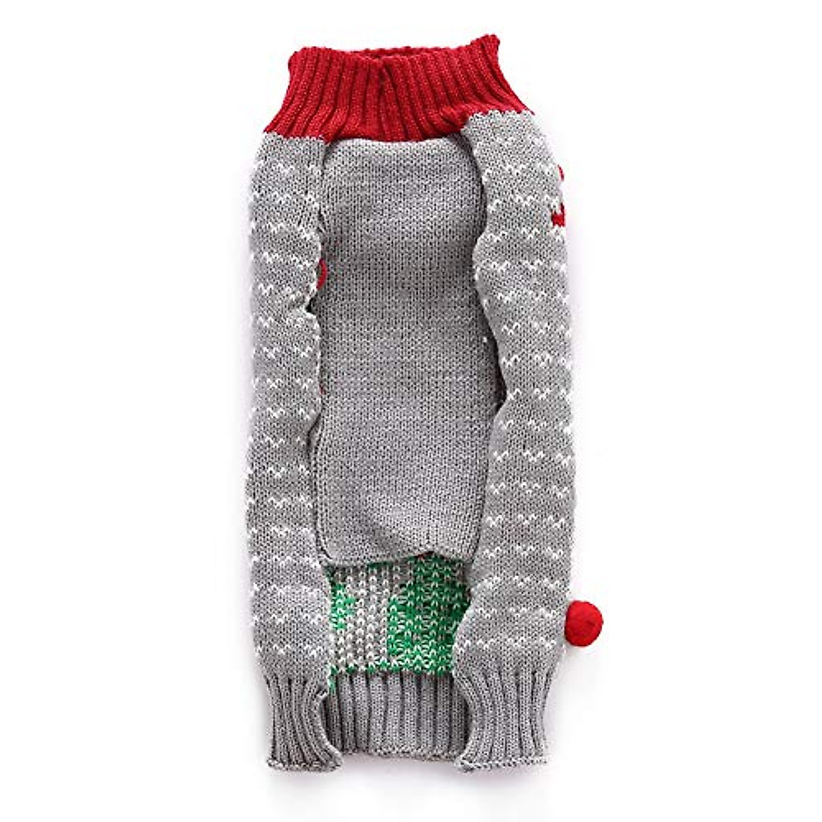 BABAHU Knitted High Collar Diamond Plaid Cat Dog Sweater, Cat Dog Accessories, Cat Dog Apparel, Pet Sweatshirt