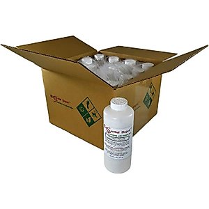 32 lbs Potassium Hydroxide Flakes KOH Caustic Potash Anhydrous KOH Dry Electrolyte - 16 x 2lb Bottles - Lye Drain Cleaner - HDPE container with resealable Child Resistant cap