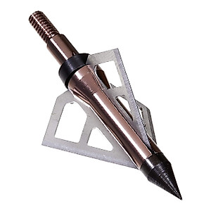 Allen Company Velox Optimus 3-Blade Broadheads - Archery Bow and Crossbow Broadheads - Compound Bow Accessories - 125 or 100 Grain - 3 Pack