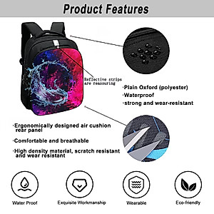 Boys Anime Backpacks 3D Print Schoolbag Laptops Backpack Casual Travel Bookbag - 006