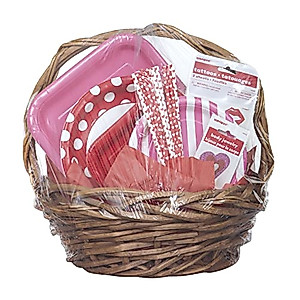 Clear Jumbo Shrink Wrap Cellophane Bag - 24" x 30" - Perfect for Gift Baskets, Birthday, Baby Shower, Bridal Shower & More (1 Roll)