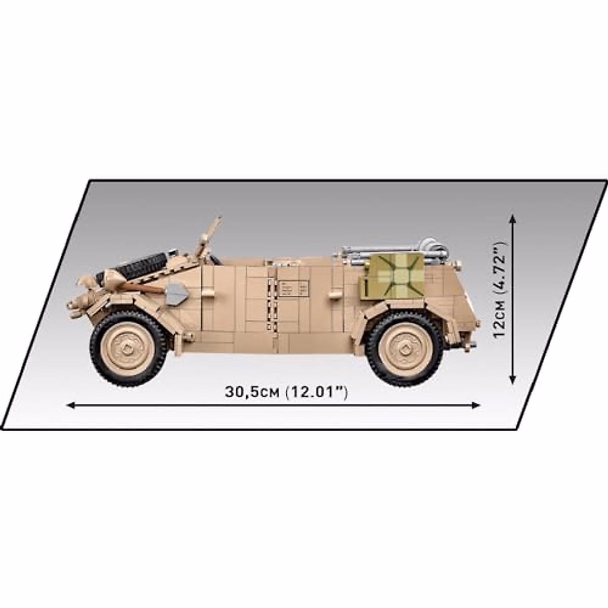 COBI Historical Collection WWII Kübelwagen (PKW Type 82) Tank - Executive Edition
