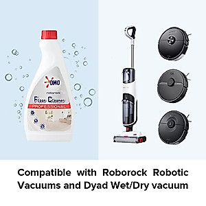 Official Roborock Multi-Surface Floor Cleaning Solution, Compatible with Ultra, All Roborock Robot Vacuums with Mopping and The Dyad/Dyad Pro Wet and Dry Vacuum, 16.2 oz, Concentrate, Dilution Ratio 1:300