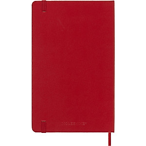 Moleskine Classic 18 Month 2022-2023 Weekly Planner, Hard Cover, Large (5" x 8.25"), Scarlet Red