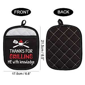 Teacher Appreciation Gift Thanks for Grilling Me with Knowledge Grilling Gift BBQ Gift for Teacher (Grilling Knowledge)