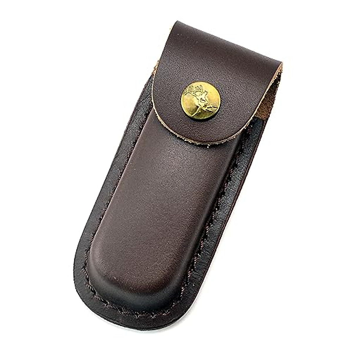 BOGEEL Pocket Sheath Handmade Pouches Leathers Holsters Folding Holder Outdoor Carry Sheath Tool Easy to Use