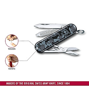 Victorinox 0.6223.942-X2 Classic Sd Navy Camo 58mm The Compact Tool for a Pre-Meeting Manicure or Trimming Loose Thread in Navy Camo 2.3 inches