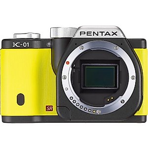 Pentax K-01 Mirrorless Digital Camera, Yellow (Body only)