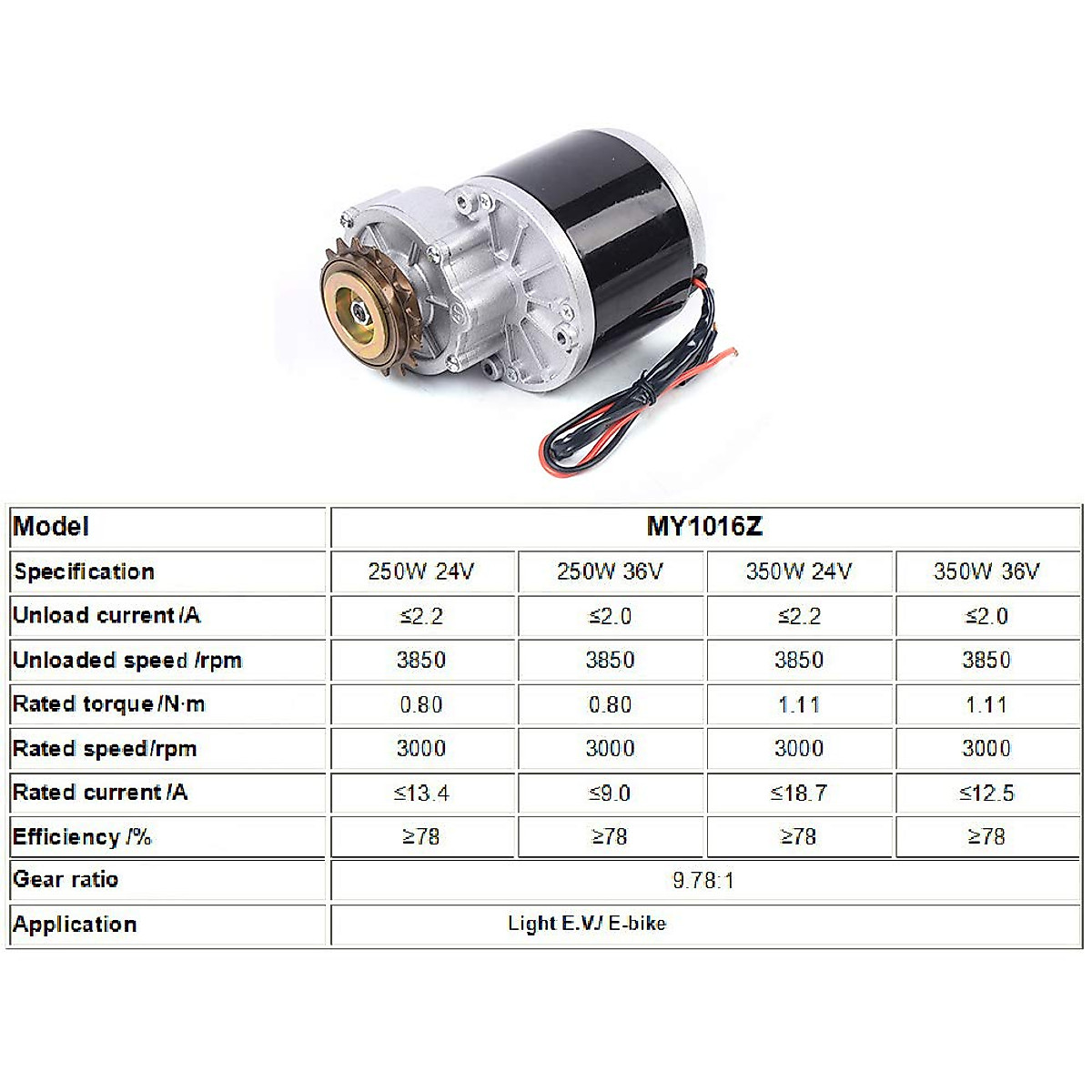 GMSLuu 350W 24V36V Electric Conversion Kit Electric Bicycle Hub Motor Kit Electric Bike Drive Motor Kit for Common Bike Left Chain Drive Customized(36V Thumb Kit)