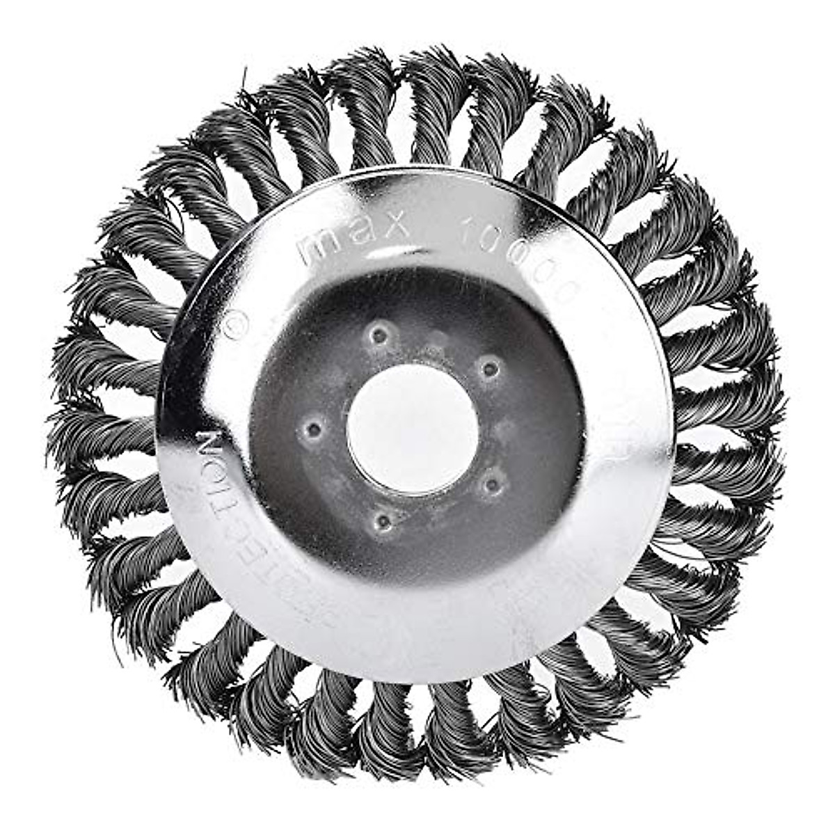 Jectse Wire Wheel Steel Brush Grass,Trimmer Head Cutter,Round Weed Cleaning Replacement Tool,for Garden Mower Grass String Trimmer(150mm)