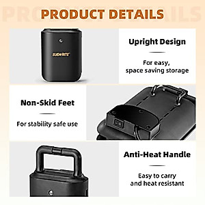 Mini Waffle Maker, Waffle Iron, Non-Stick 2-in-1 Waffle Machine with Removable Plates, Belgian Waffle Maker with Easy to Clean, Black