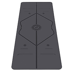 Liforme Gratitude Yoga Mat – Free Yoga Bag Included - Patented Alignment System, Warrior-like Grip, Non-slip, Eco-friendly, Sweat-Resistant, Long, Wide, 4.2mm thick mat for comfort