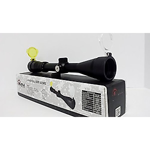AIM SPORTS 3-9X40 P4 Sniper Scope with Flip-Up Lens and Rings