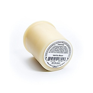 Vanilla Bean Soy Votive Candles - Scented with Natural Fragrance Oils - 6 Beige Natural Votive Candle Refills - Bakery & Food Collection