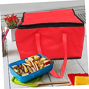 SOLUSTRE 1pc Bag Thermal Bags for Cold and Hot Food Delivery Bag Insulated Coffee Carrier Bag Insulated Tote Bags Coffee Chiller Insulated Lunch Tote Coffee Container Bag for Bento Portable