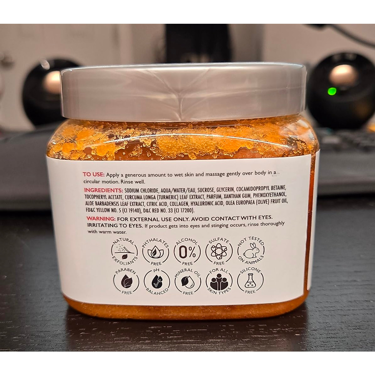 Spascriptions Body Scrubs 21 Oz (21 oz, Turmeric)