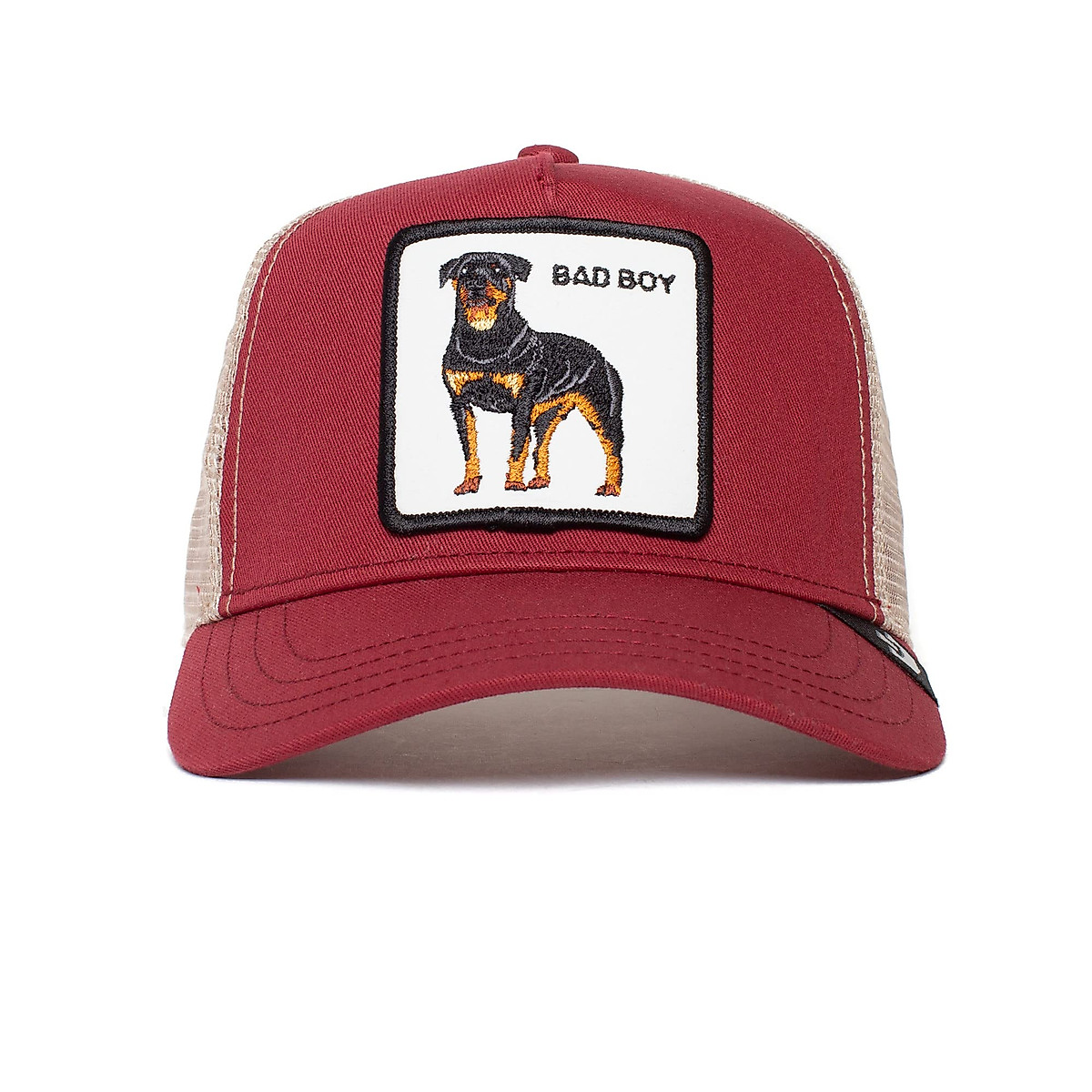 Goorin Bros. The Farm Original Seasonal Snapback Trucker Hat for Men and Women, Red The Baddest Boy, One Size