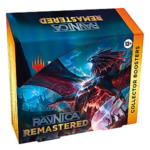 Magic: The Gathering Ravnica Remastered Collector Booster Box - 12 Packs (180 Magic Cards)