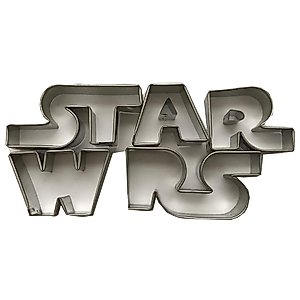 STAR WARS LOGO CUTTER SET (MEASUREMENTS SECOND PICTURE) cookies, cookie, fondant, By Oh! Sweet Art