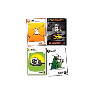 NSFW by Exploding Kittens - Card Games for Adults & Teens - A Russian Roulette Card Game (Package May Vary)
