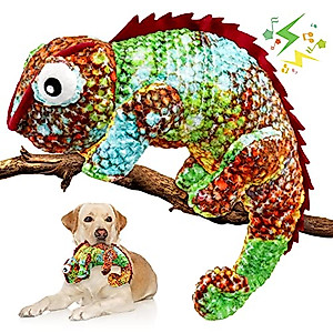 Dog Toys/Squeaky Dog Toys/Large Dog Toys/Plush Dog Toys/Big Dog Toys/Stuffed Dog Toys/Dog Toys for Large Dogs/Durable Dog Toys/Puppy Chew Toys/Dog Chew Toys for Small, Medium, Large Dogs (Brown)