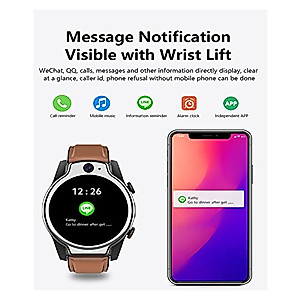 Smartwatches S10 4G LTE Smart Watch Phone GPS 32GB Face ID Dual Camera 13MP WiFi SIM Smartwatch Men IP68 Waterproof Clock (Color : C, Size : S10 PRO 64G(5ATM))