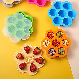 2 PCS Egg Bites Silicone Mold, Sous Vide Egg Bite Maker, Fits Instant Pot 5,6,8 qt Pressure Cooker