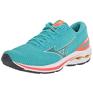 Mizuno Women's Wave Inspire 18 Running Shoe, Turquoise, 8