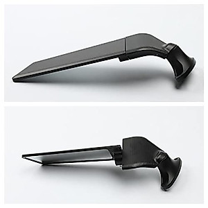 Motorcycle Wind Wing Rear View Side Mirrors, 1 Pair Black Rotating Swivel Stealth Winglets Mirrors Fit for Kawasaki 2005 2006 2007 2008 Ninja ZX6R & Ninja ZX10R 2004-2007