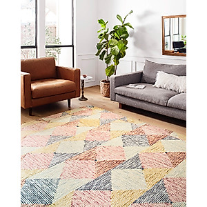 Loloi II Spectrum Collection SPE-01 Ivory/Multi 7'-9" x 9'-9" Area Rug