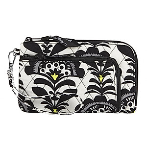Vera Bradley Zip Zip Wristlet in Petal Paisley