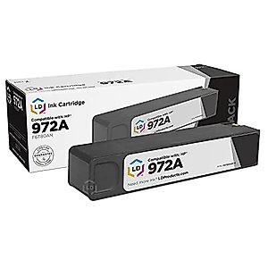 LD Compatible Ink Cartridge Replacement for HP 972A F6T80AN (Black)