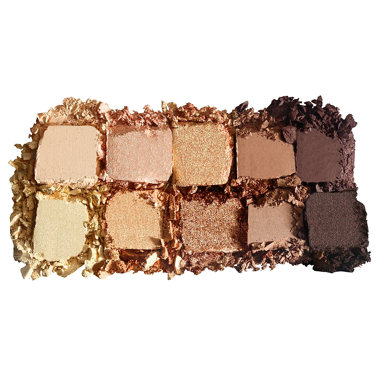 LORAC Unzipped Matte & Glitter Eyeshadow Palette, Gold | Cruelty Free, Gluten Free, Vegan