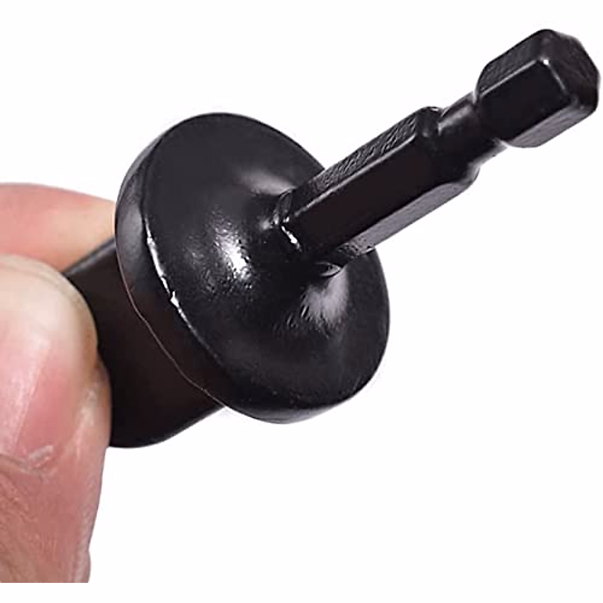 Bestgle 5 Pcs Swaging Tool Drill Bit Set, 1/4 Inch Hex Shank Copper Pipe Swagging Drill Bits Air Conditioner Tube Expander Flaring Tools Copper Pipe Swagging Flare Tools Copper Tubing Repairment Kit