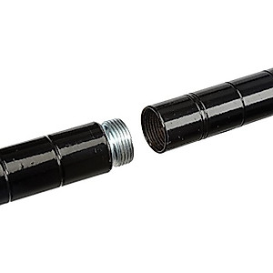 Nexel Economy Adjustable Wire Shelving Unit, 4 Tier, NSF Listed Commercial Storage Rack, 24" x 48" x 74", Black Epoxy