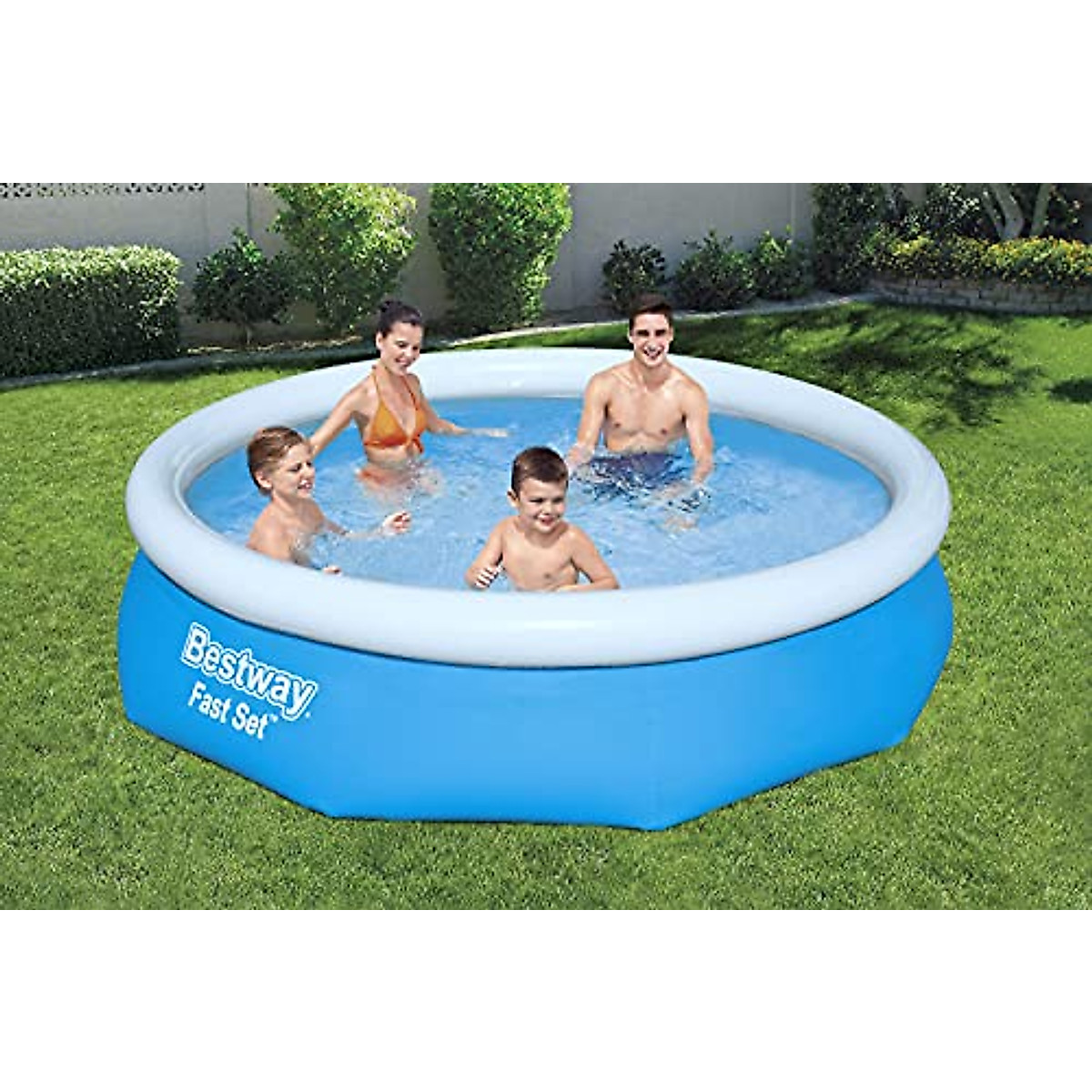 Fast Set 10' x 30" Above Ground Pool Set, Blue
