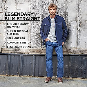 Lee Men's Legendary Slim Straight Jean, Indy, 34W x 29L
