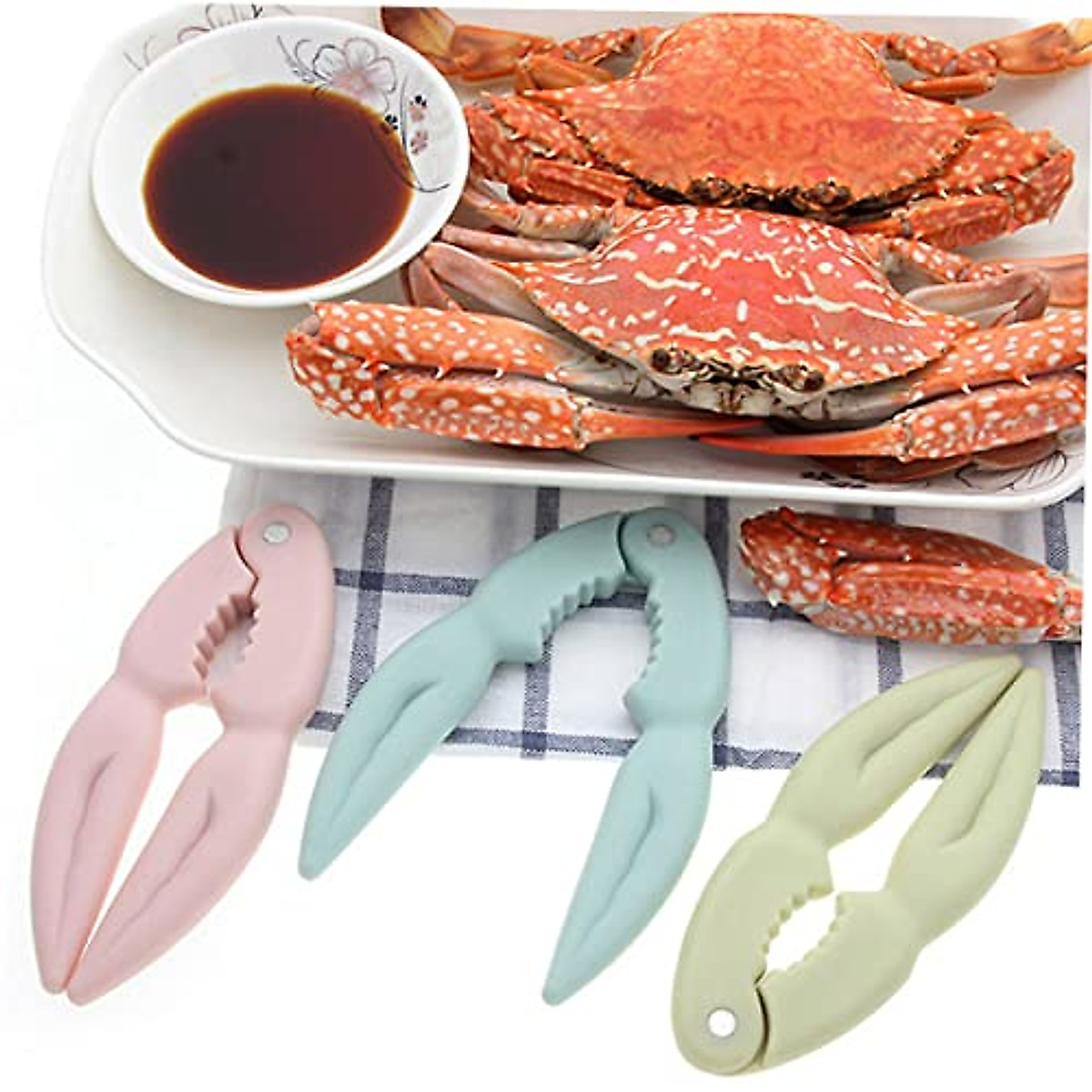 TIDTALEO Nut Machine Crab Leg Crab Leg Opener Crab Leg Lobster Tool Bottle Opener Chestnut Biscuit Machine Heavy Pink Small Walnut