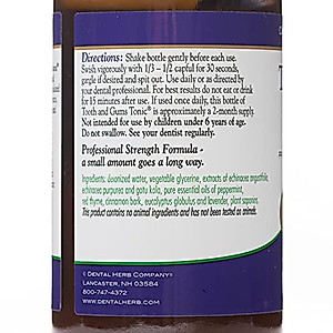 Dental Herb Company - Tooth & Gums Tonic (18 oz.) Mouthwash (2 Bottles)