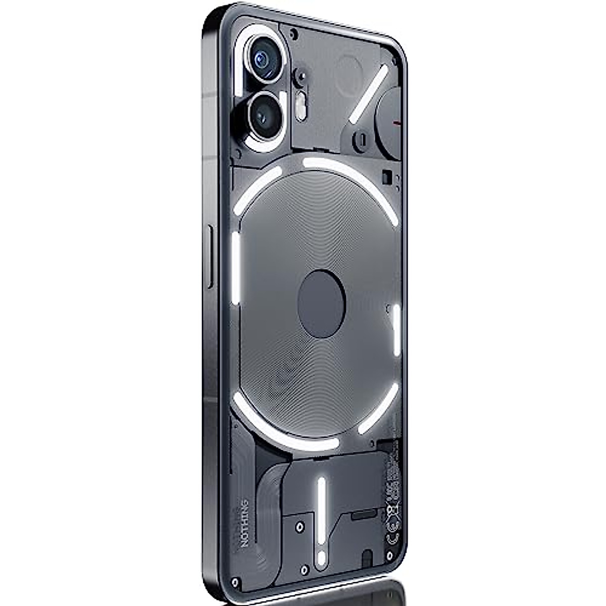 Nothing Phone 2 5G Dual 256GB 12GB RAM Unlocked (GSM Only | No CDMA - not Compatible with Verizon/Sprint) Global, NGP Wireless Charger Included – Dark Grey